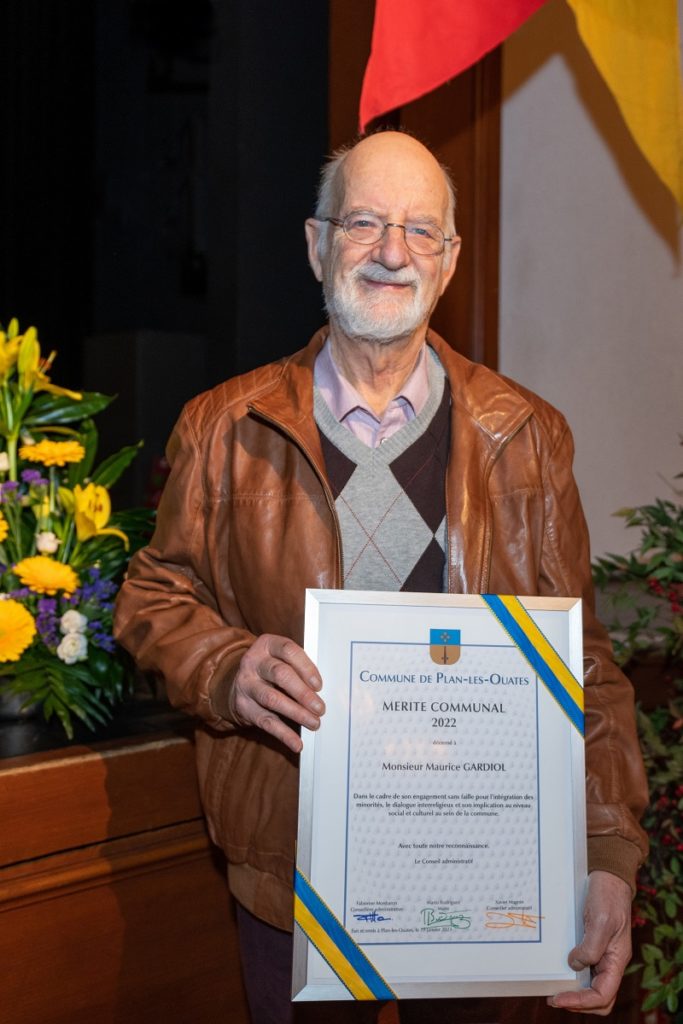Maurice Gardiol honoré pour son engagement - Eglise protestante de Genève
